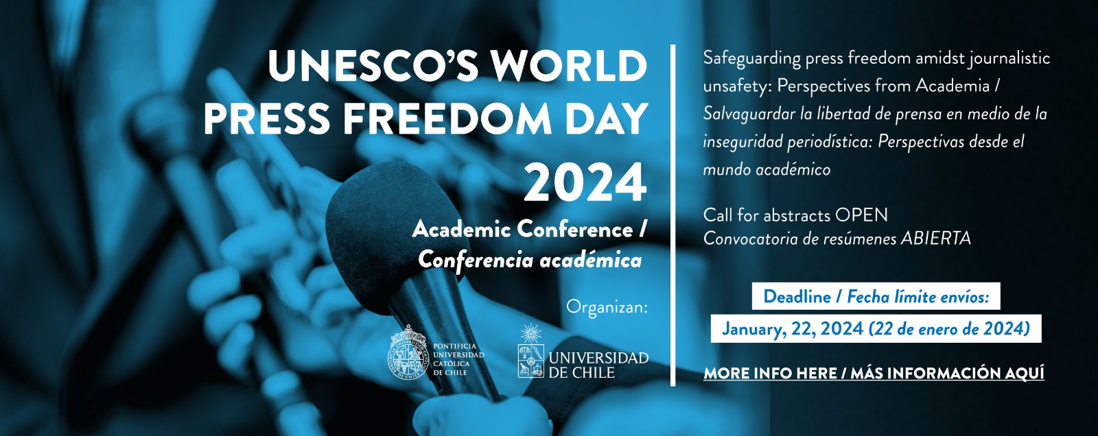 Convocatoria académica | Día Mundial de la Libertad de Prensa 2024 ...